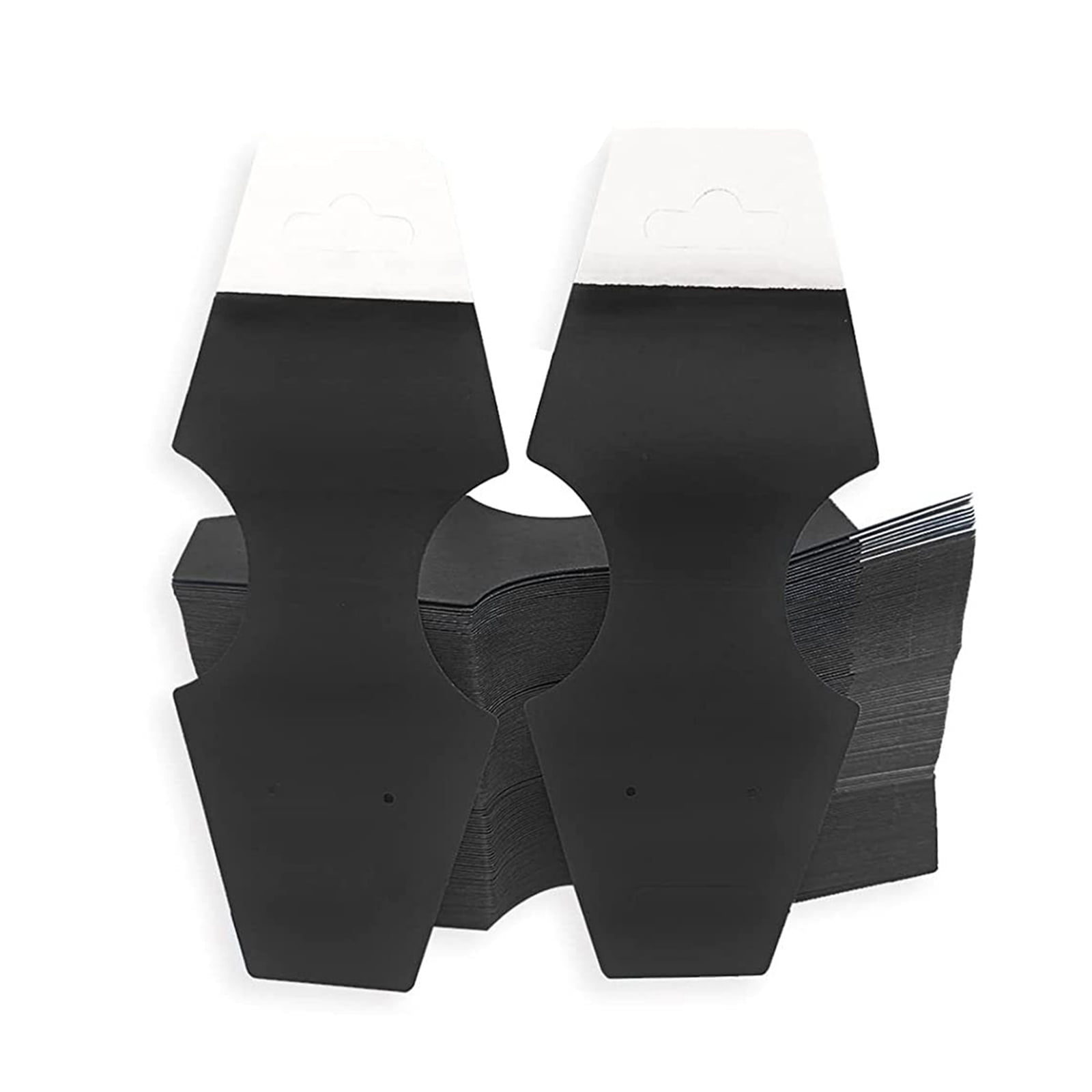 100Pcs Display Card Adhesive Necklace Keychain Card Paper Hanging ...