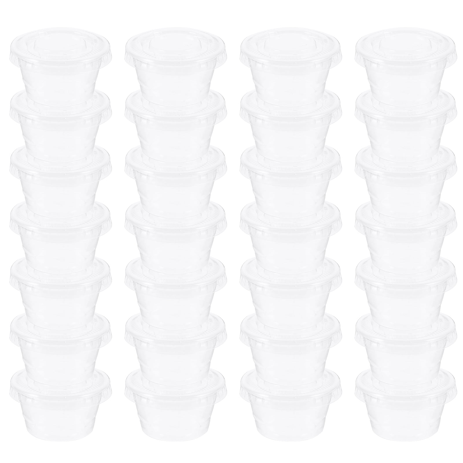 100Pcs Disposable Takeaway Sauce Cups Ketchup Containers Chutney ...