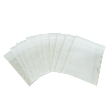 Disposable 100Pcs Mesh Drawstring Tea Bags, Heat Seal Loose Leaf Filter ...