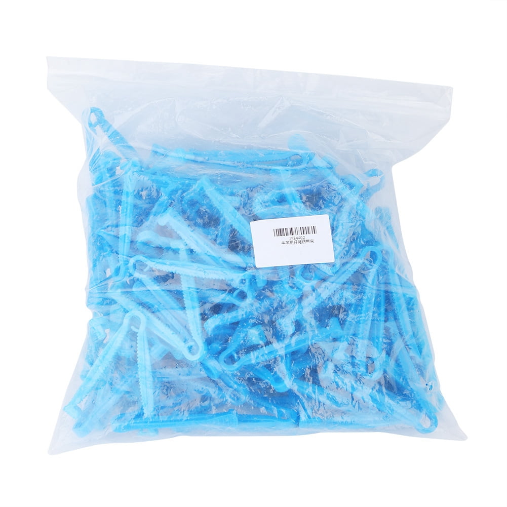 100Pcs Disposable Umbilical Navel Cord Clamp for Pig Calve Lamb Small ...