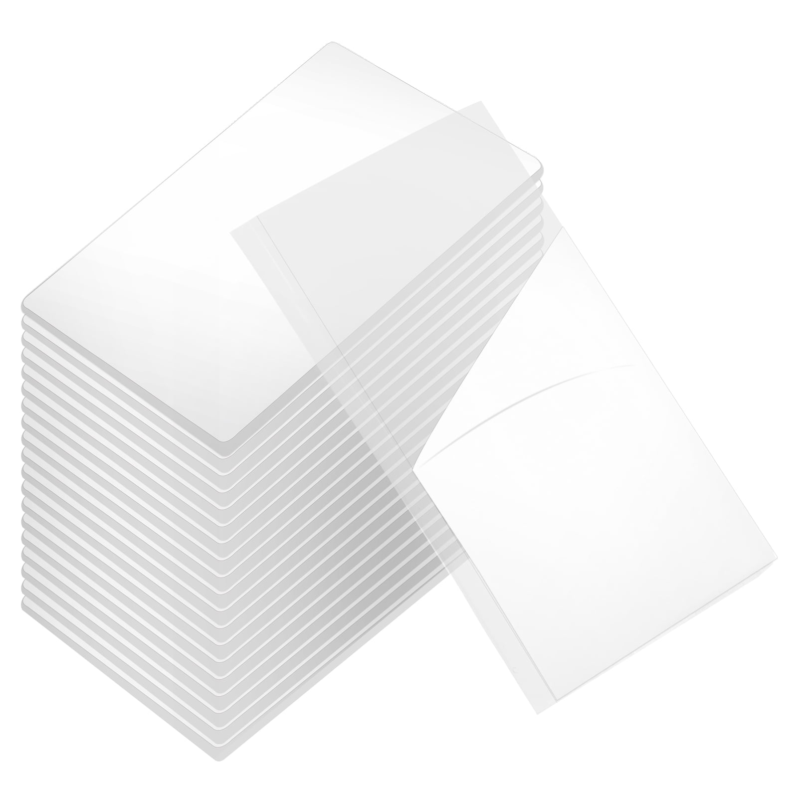 100Pcs Double Sided Tape Heavy Duty, 1.38" x 0.98" Clear Sticky ...