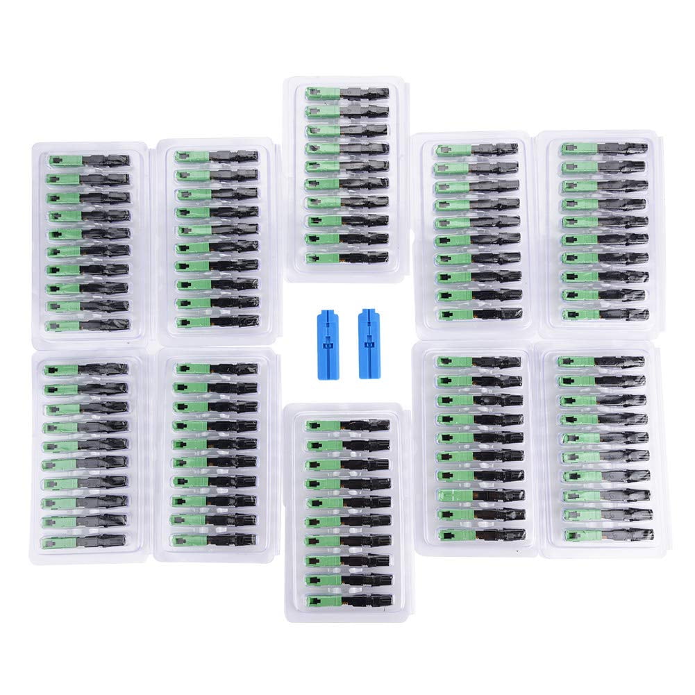 100Pcs Embedded Optic Fiber Connector, Optic Fiber Quick Connector SC ...
