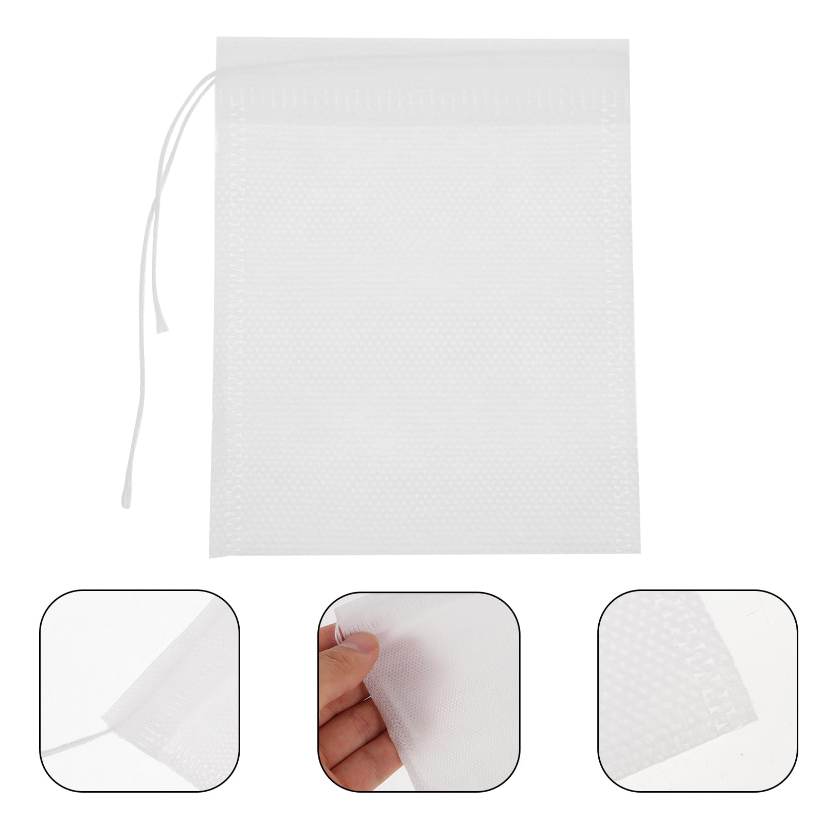 100Pcs Empty Tea Bags Reusable Drawstring Bags Small Muslin Bags Tea ...