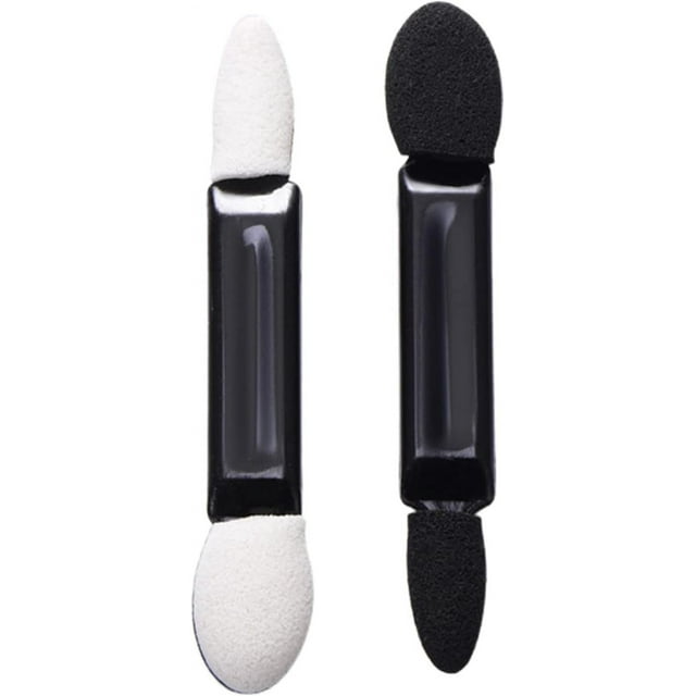 100Pcs Eyeshadow Applicator, Dual Sided Sponge Eyeshadow Stick ...