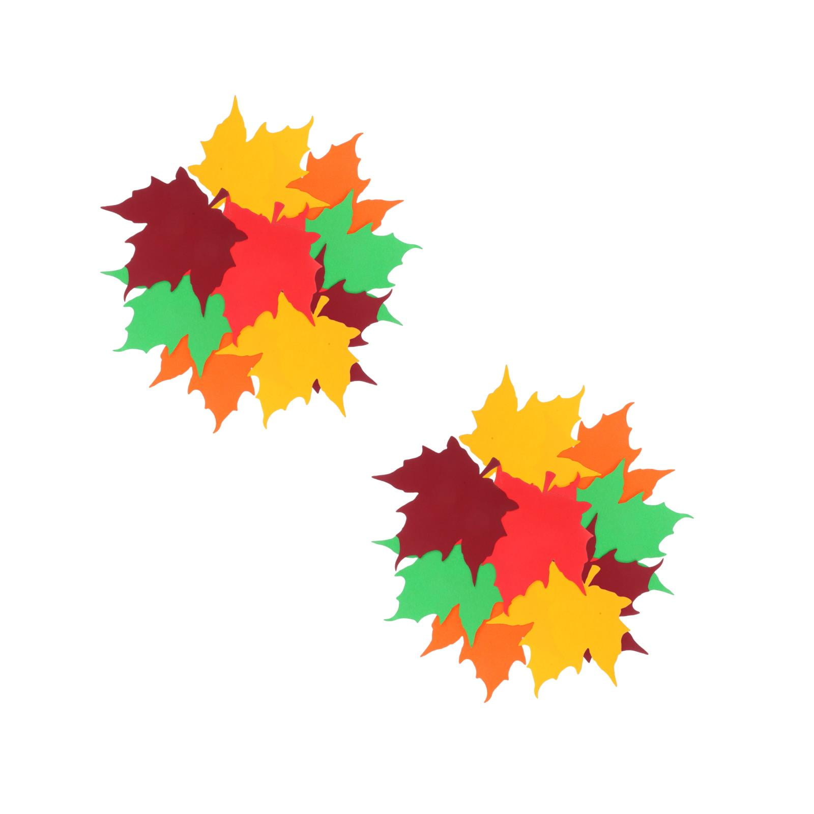 100Pcs Fall Bulletin Board Decorations Fall Leave Cutout Autumn ...