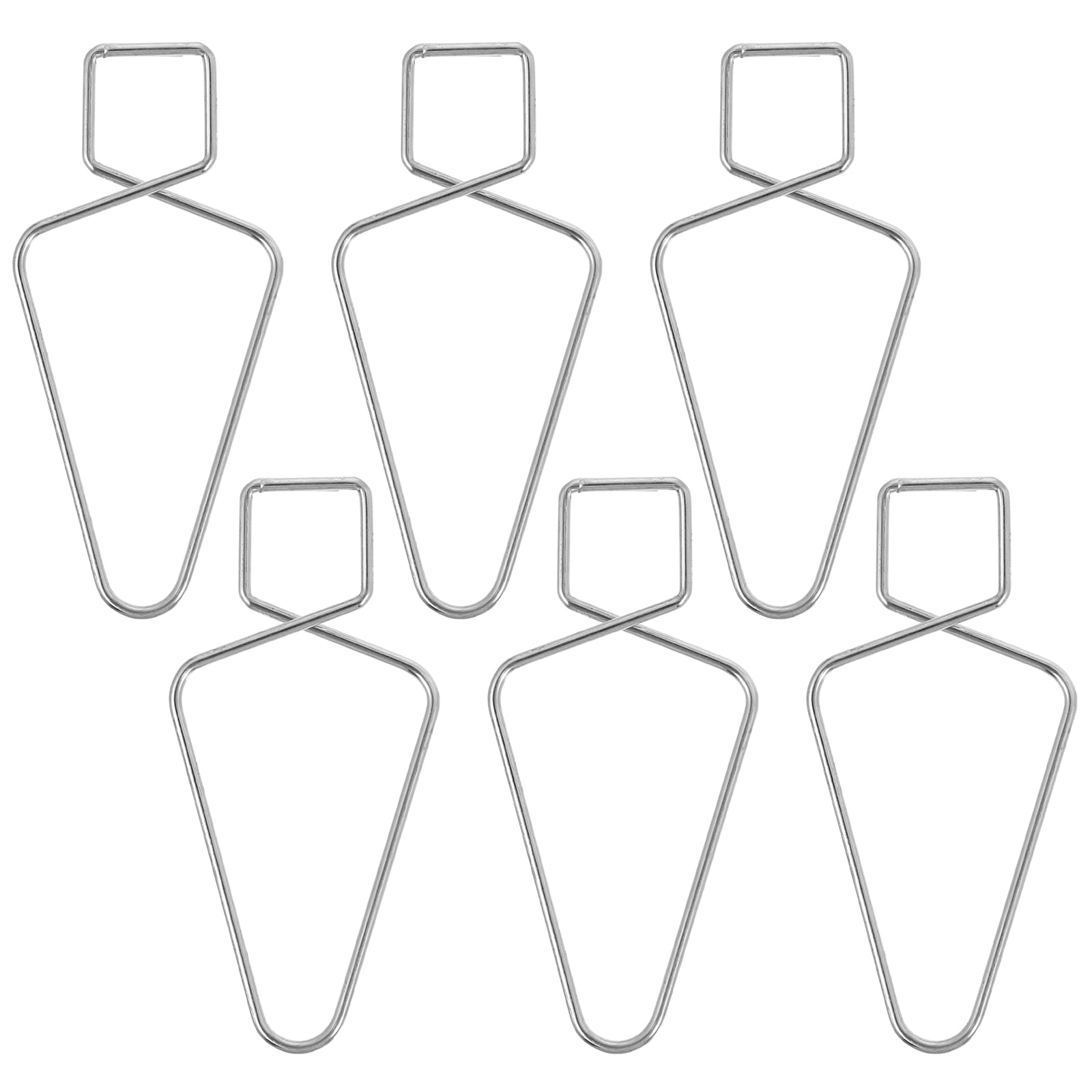 100Pcs Figure 8 Ceiling Hook Durable Squeeze Hangers Clips for Office ...