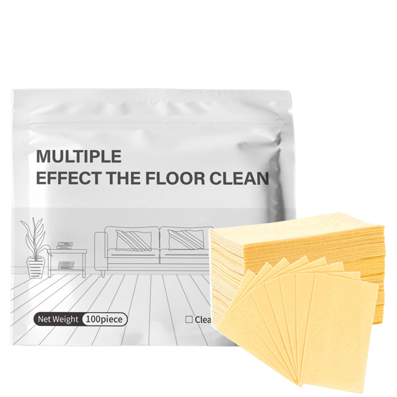 100Pcs Floor Cleaner Tablets for Mopping Concentrated Floor Cleaning ...