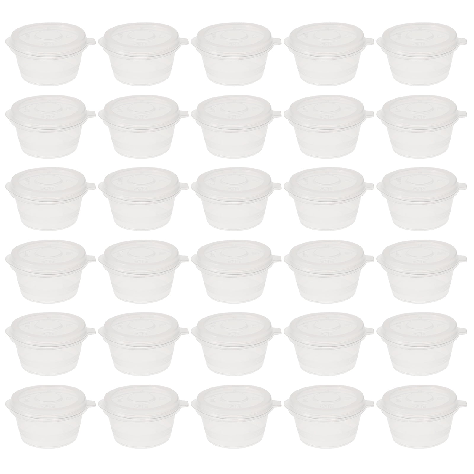 FONDOTIN Sauce Storage Trays, Transparent PP, Organizer for Sandwiches ...