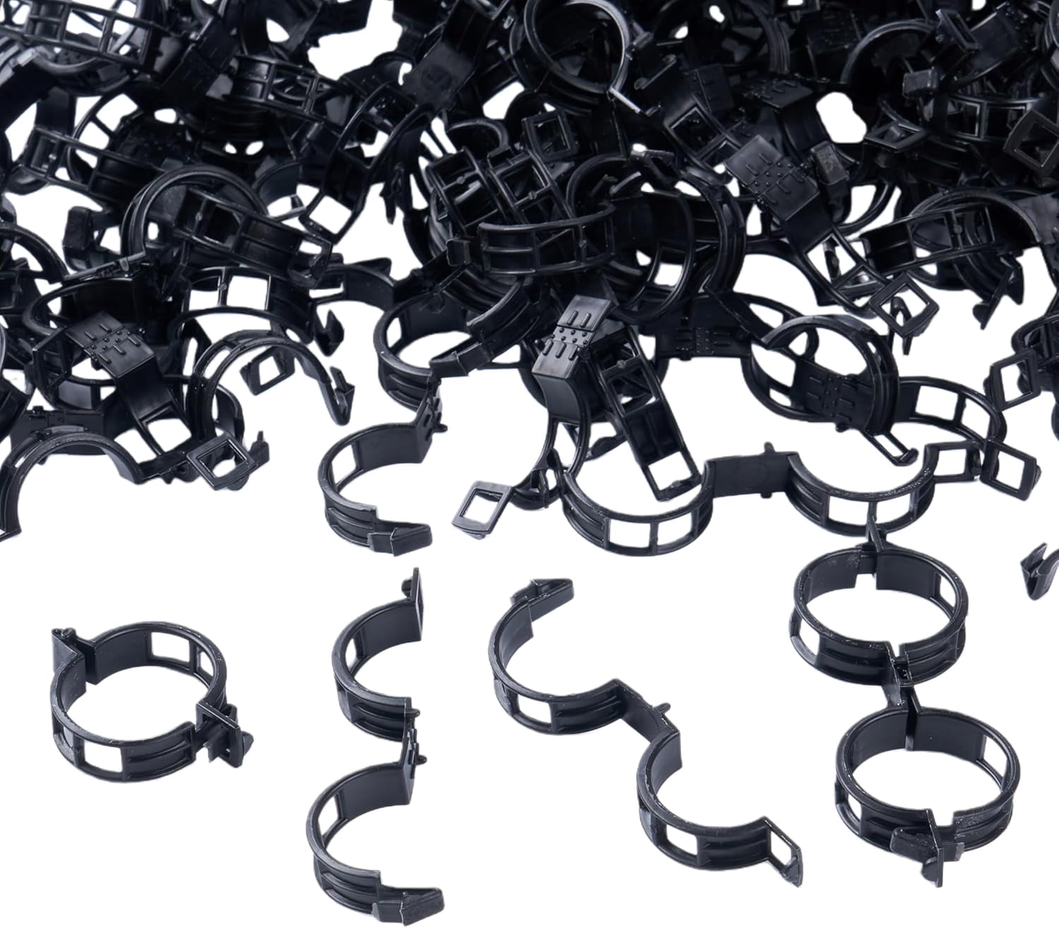 100Pcs Garden Vine Plant Support Clips,Plastic Fixing Clips for ...