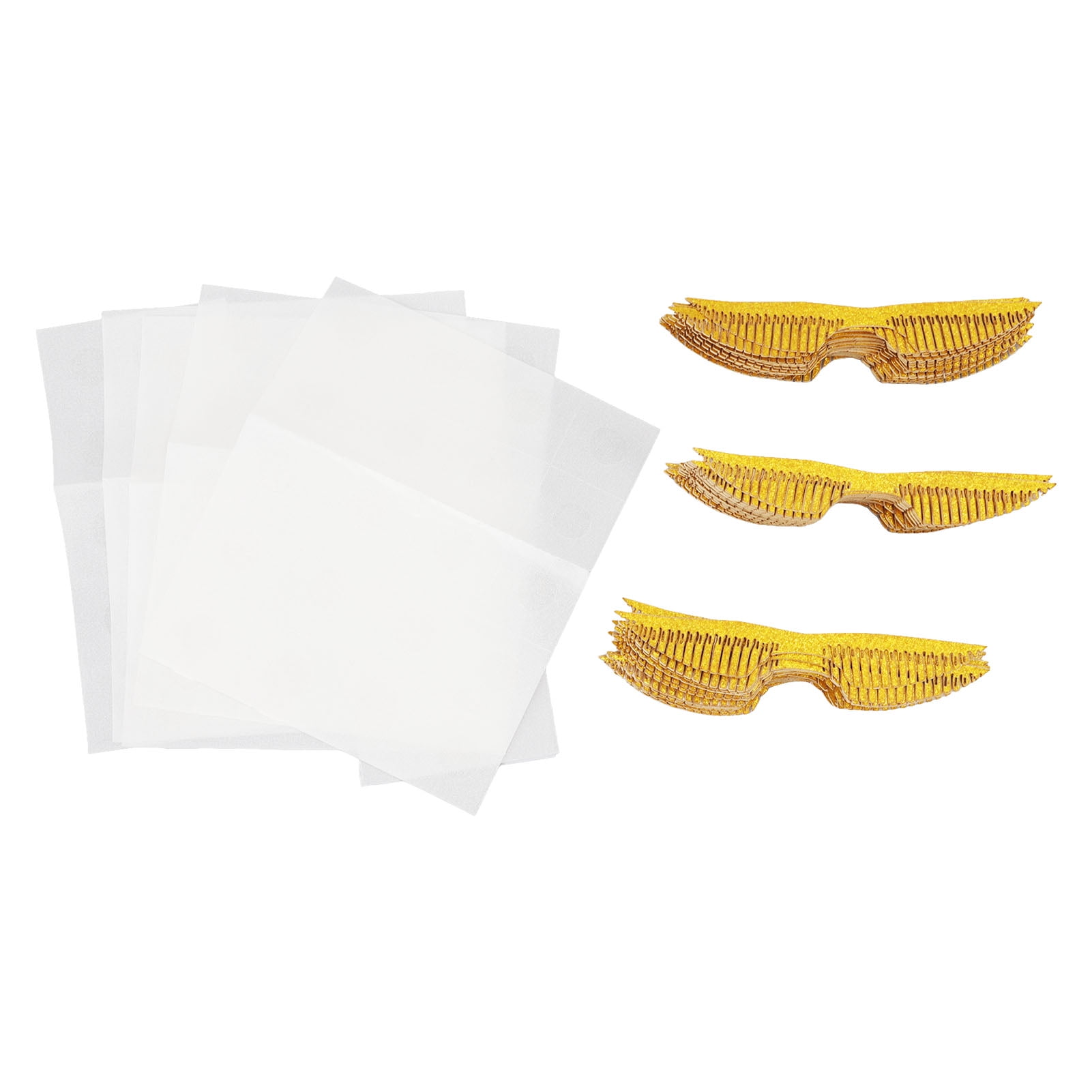 100Pcs Golden Snitch Wings with Glue Circles Glitter Wizard Party ...