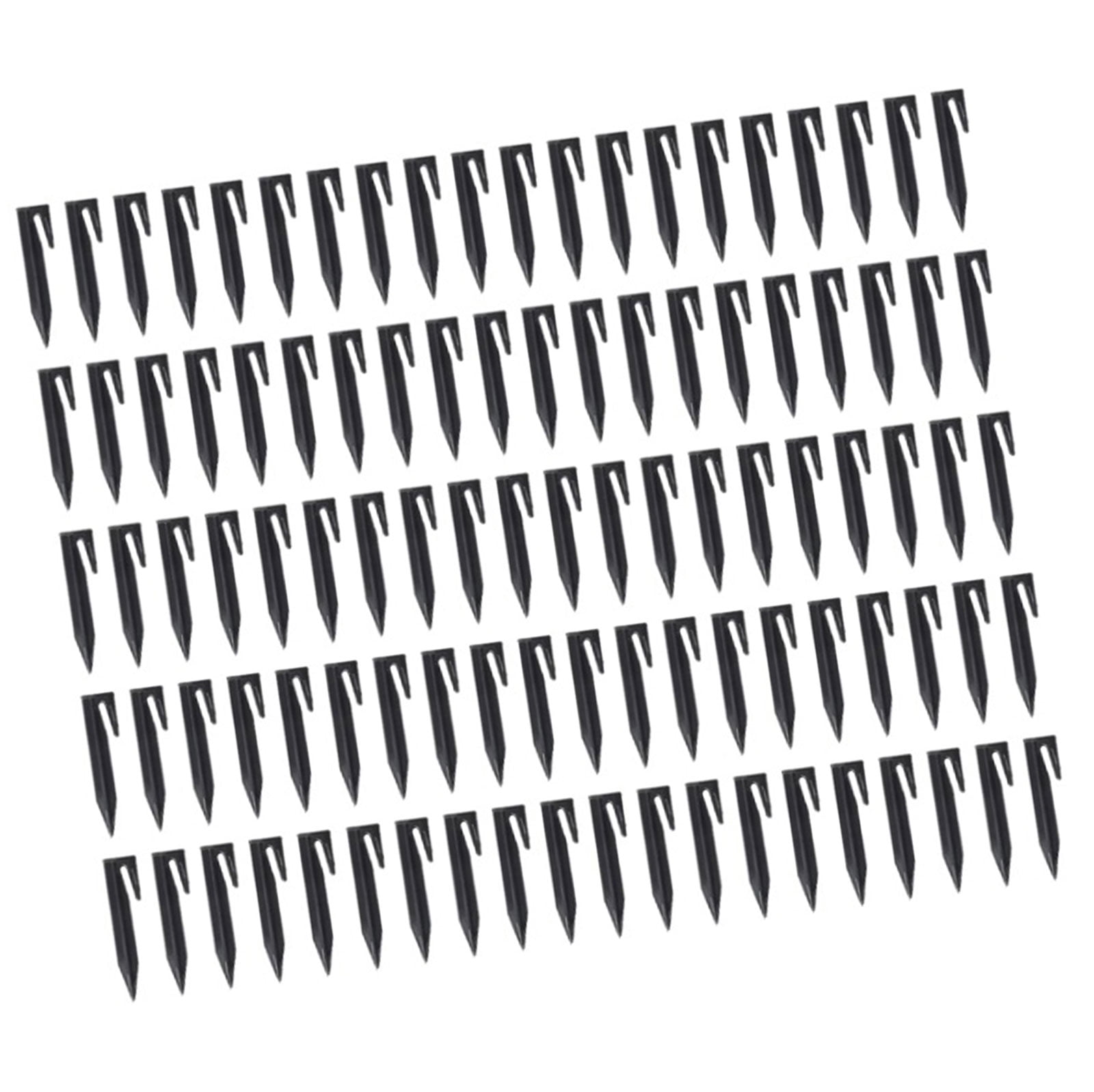 100Pcs Ground Spikes Fixing Pin Garden Lawns Mower Peg Landscape Edging ...