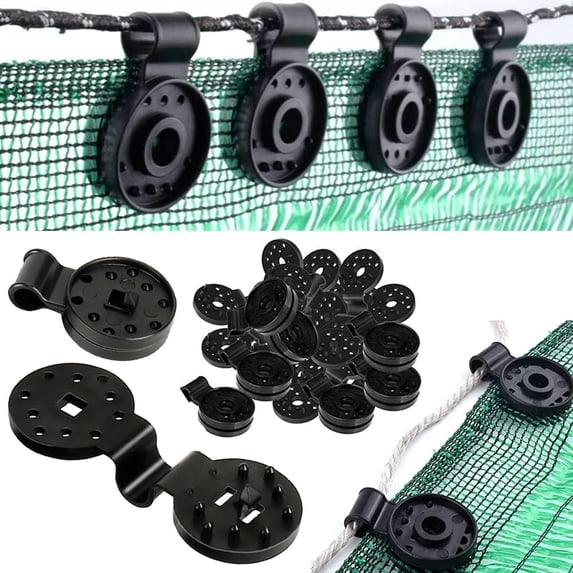 100Pcs Heavy Duty Garden Tarp Clips Set, Shade Cloth Heavy Duty Lock ...