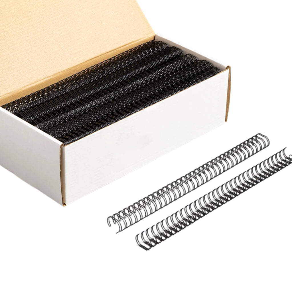 100Pcs Heavy Duty Iron Metal Binding Coils Rings for School Office ...