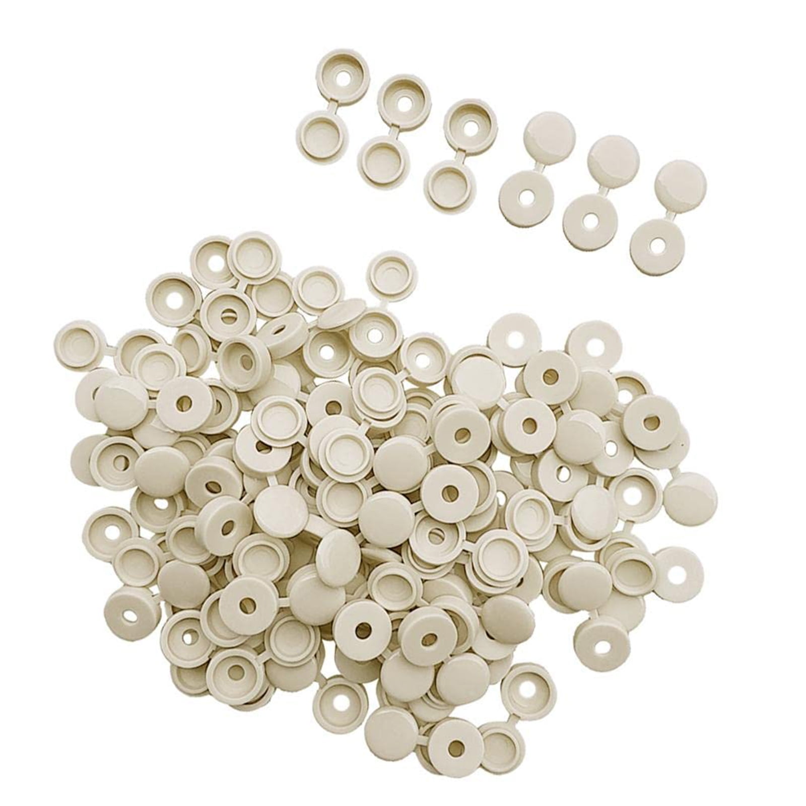 100Pcs Hinged Caps for Screws 4.1mm fitting Furniture Screw Covers Home ...