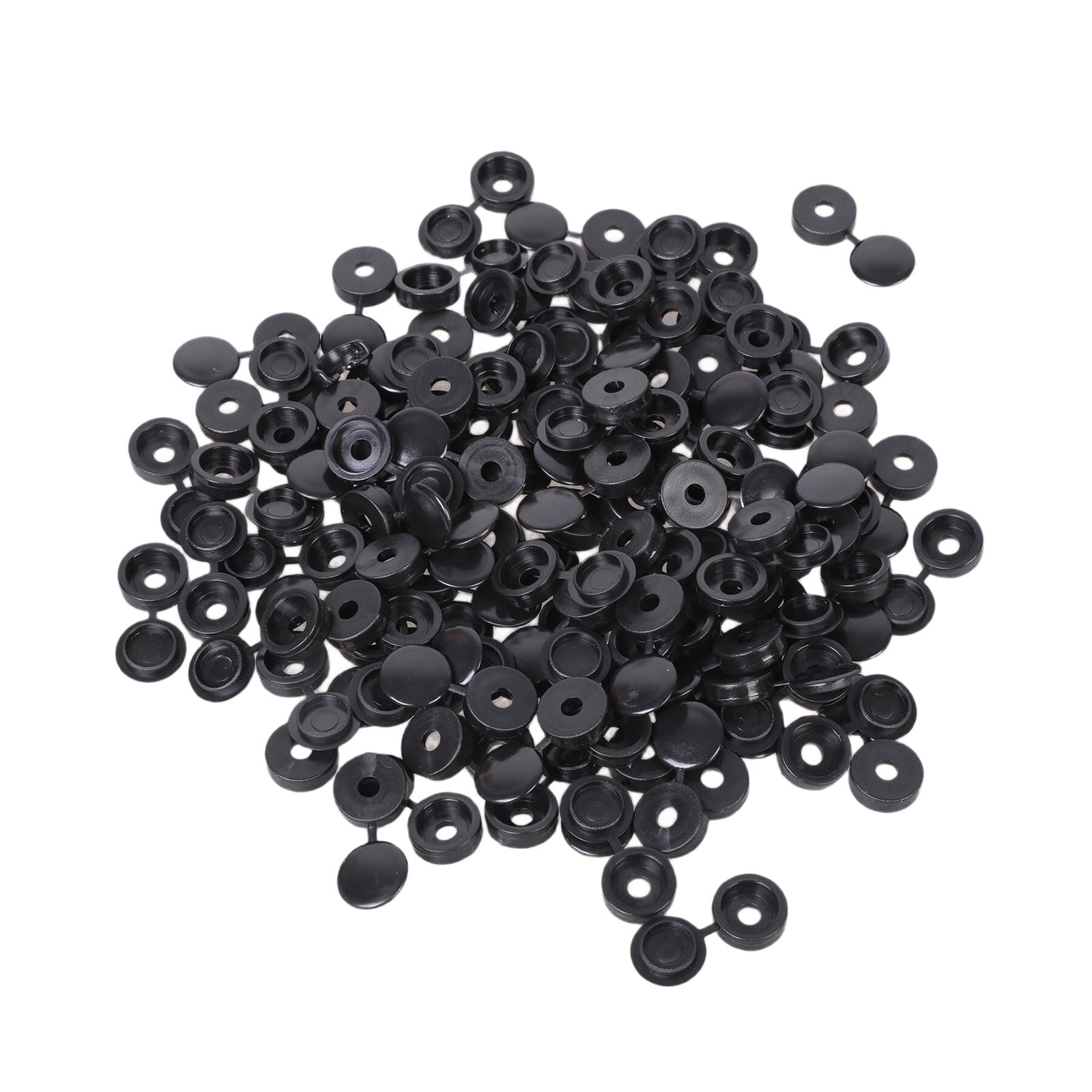 100Pcs Hinged Screw Cover Caps Fold Screws Snapping Covers Furniture ...