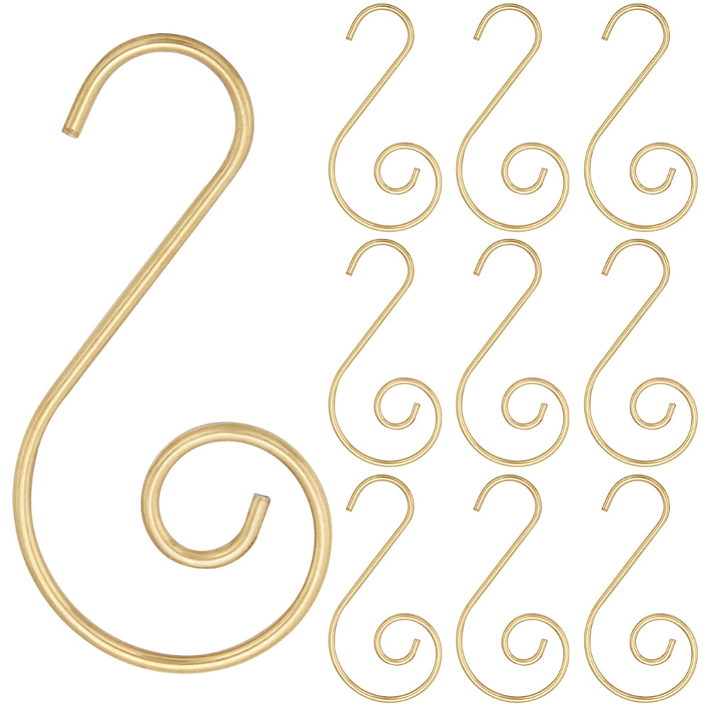 100Pcs Iron S-Hook Clasps S-Shaped Wire Hook for DIY Crafts Hanging ...