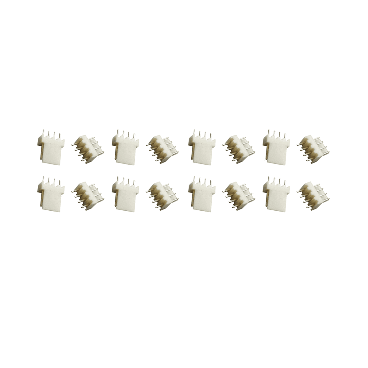 100Pcs KF2510 Connector 2.54MM Male Pin Header 4Pin Fan Connector for ...