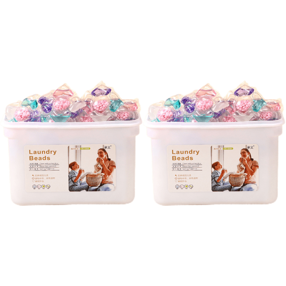 100Pcs Laundry Detergent Soap Box 5 in 1 Multi-purpose Strong Detergent ...