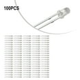 100Pcs Led Lights 3Mm Light Emitting Diodes Electronics Kit Box Dc 2-3V ...
