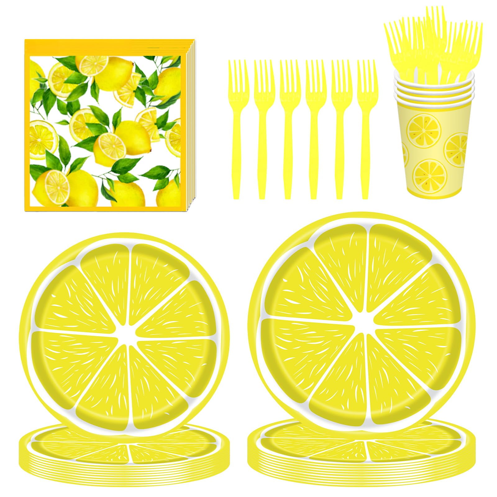 100Pcs Lemon Party Decorations OIF8 Lemon Themed Party Supplies,Lemon ...