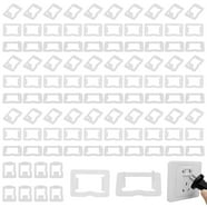 Snug Plug - Portable Clear Electric Wall Socket Receptacle Fix (10/Pack ...