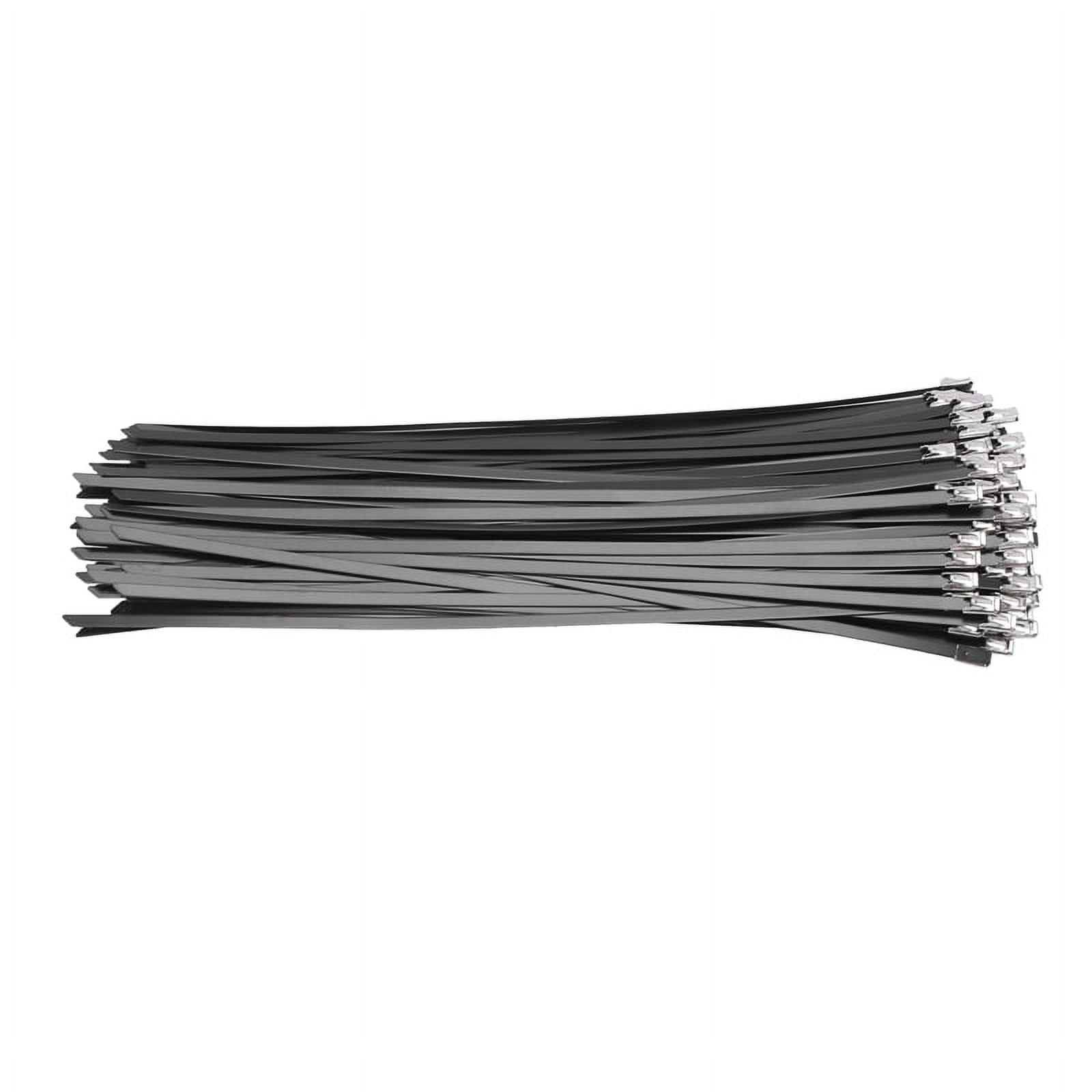 100Pcs/Lot,4.6Mmx300Mm Pvc Plastic Coated Ss304 Stainless Steel Cable ...