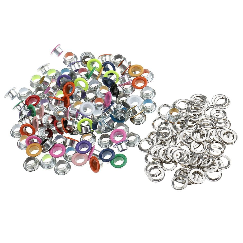 100Pcs Metal Eyelets DIY Embellishment Clothes Buckle Decor 6mm ...