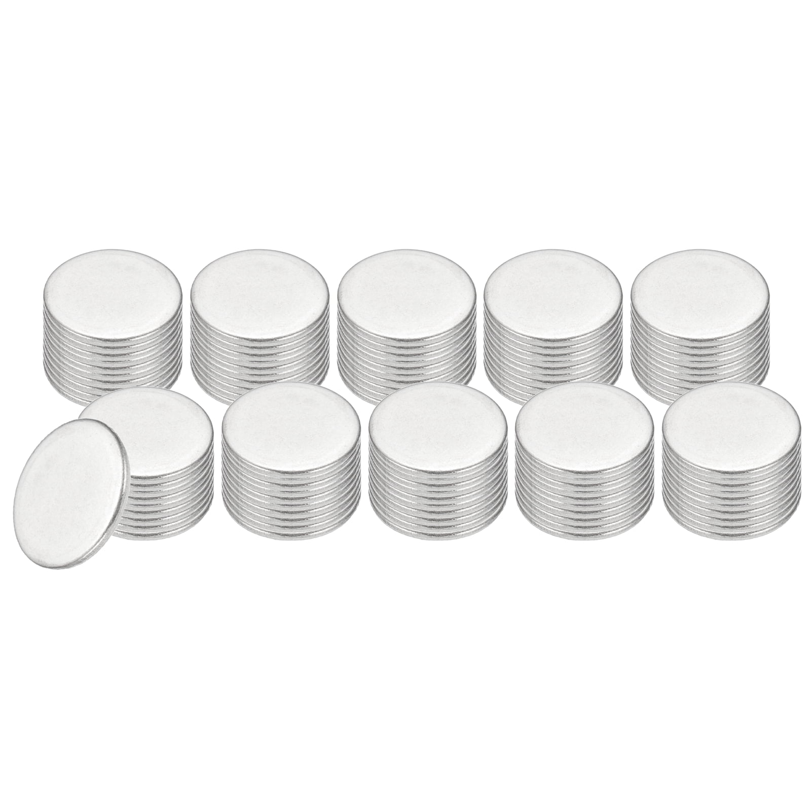 100Pcs Metal Stamping Blanks, 12mm Round Stamping Name Tags 304 ...