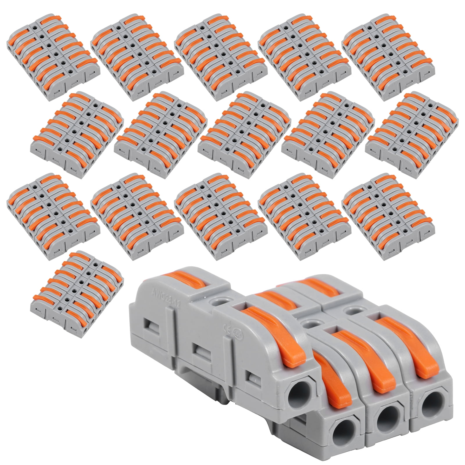 100Pcs Mini Electrical Wire Connector Kit Professional Conductor ...