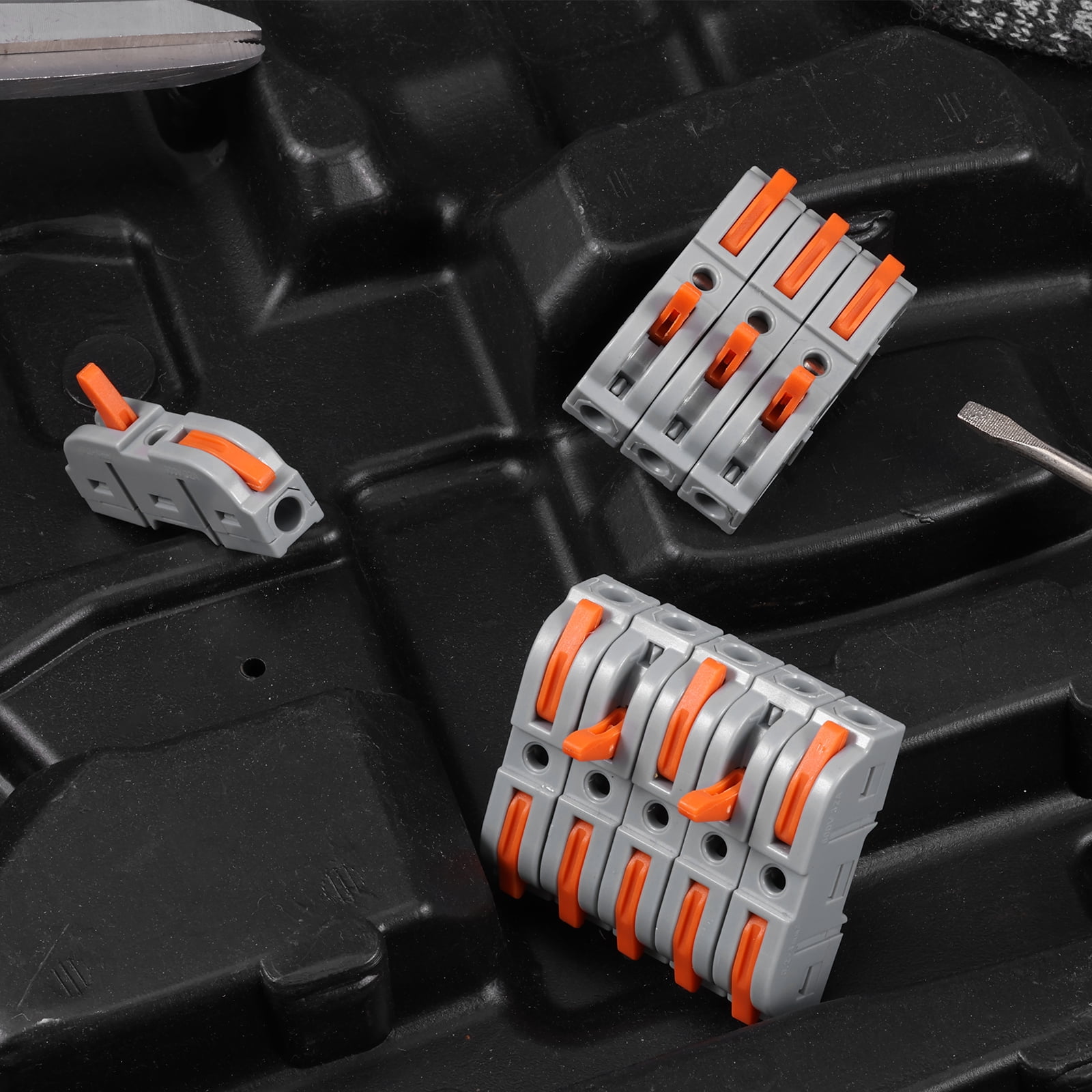 100Pcs Mini Electrical Wire Connector Kit Professional Conductor ...