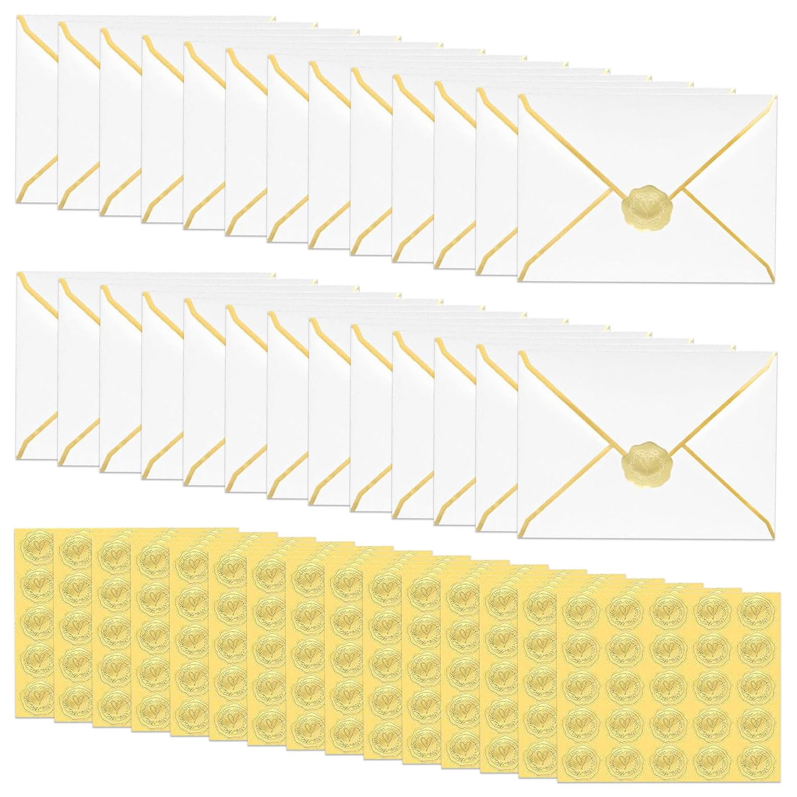 100Pcs Mini Gift Card Envelopes Colorful V Flap Small Envelopes with ...