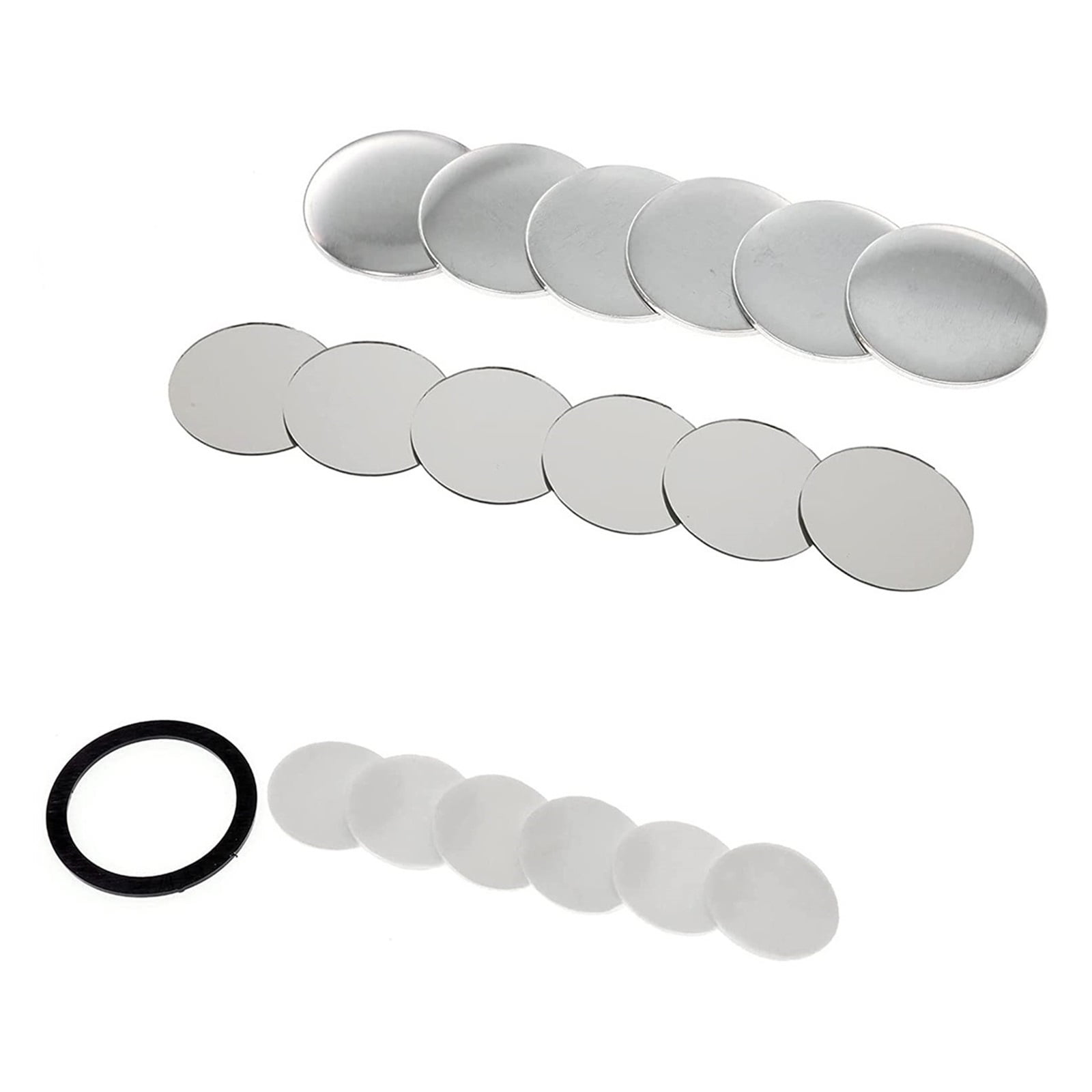 100Pcs Mirror Badge Button Maker Parts 58MM, DIY Badges Set Blank ...