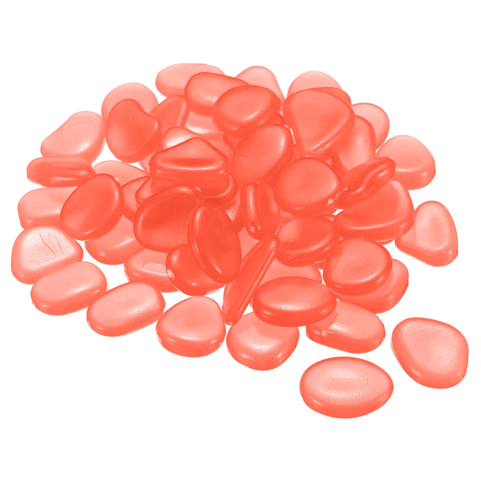 100Pcs Multi-style Glow In Dark Resin Stones Luminous Pebbles For ...