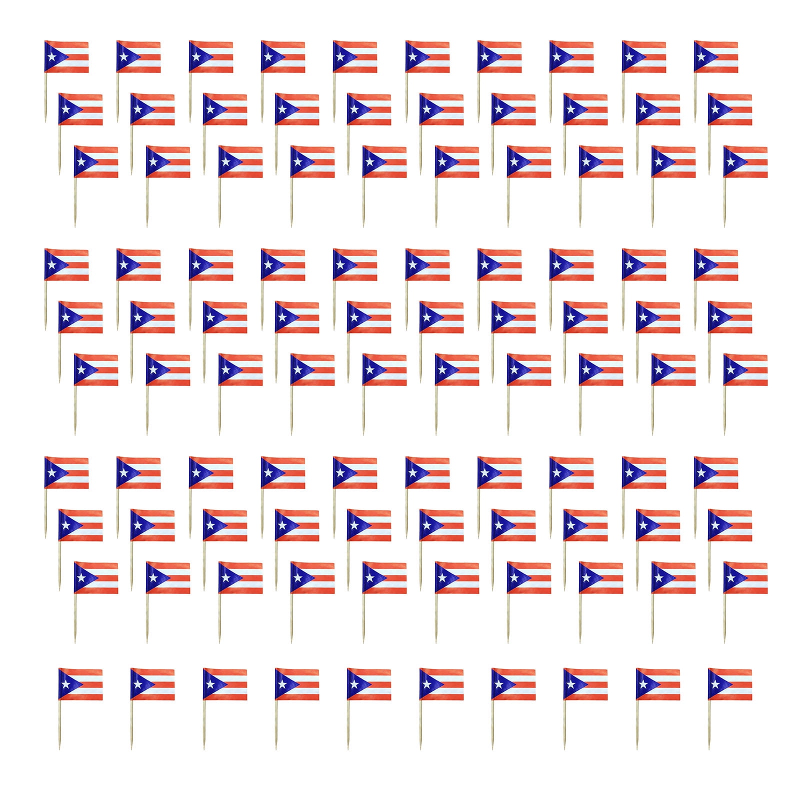 100Pcs Multicolor International Flag Toothpicks Cupcake Picks Cake Top ...