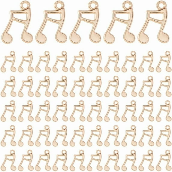100Pcs Musical Instrument Charms Musical Symbol Note Charm Music Theme ...