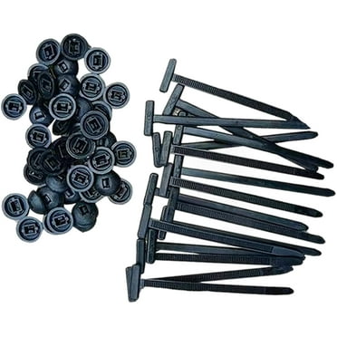 Grip Auto Zip Tie Buckles, Nylon Universal Cable Tie Buckle, Self ...