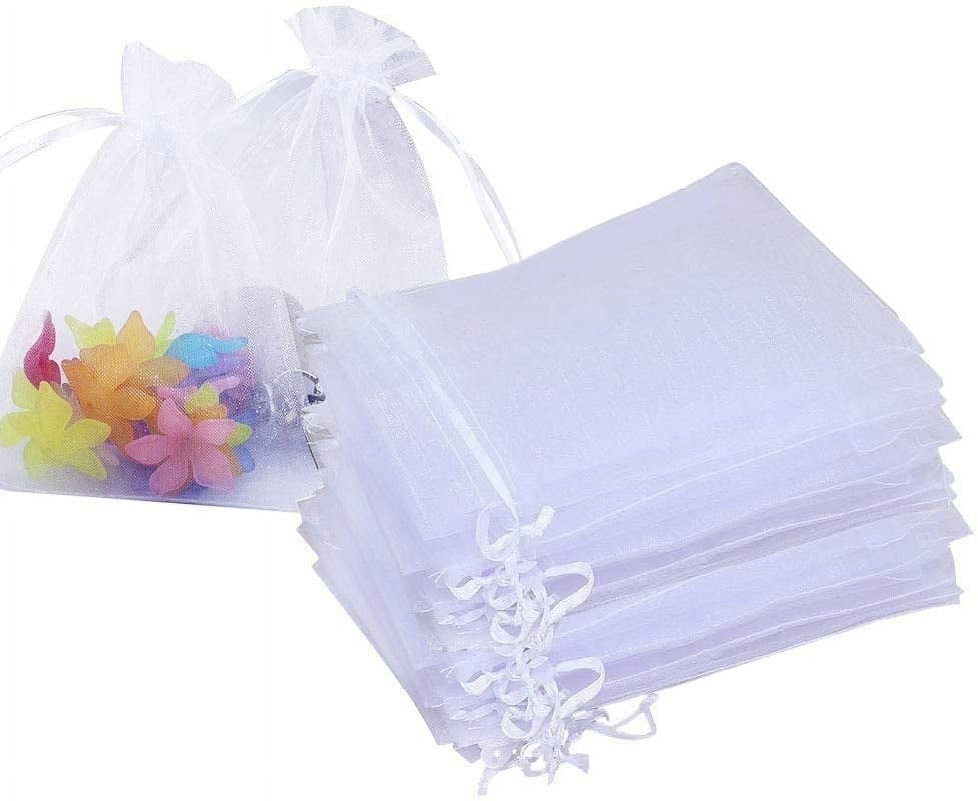 100Pcs Organza Bags Organza Gift Bags Small Bags for Jewelry Drawstring ...