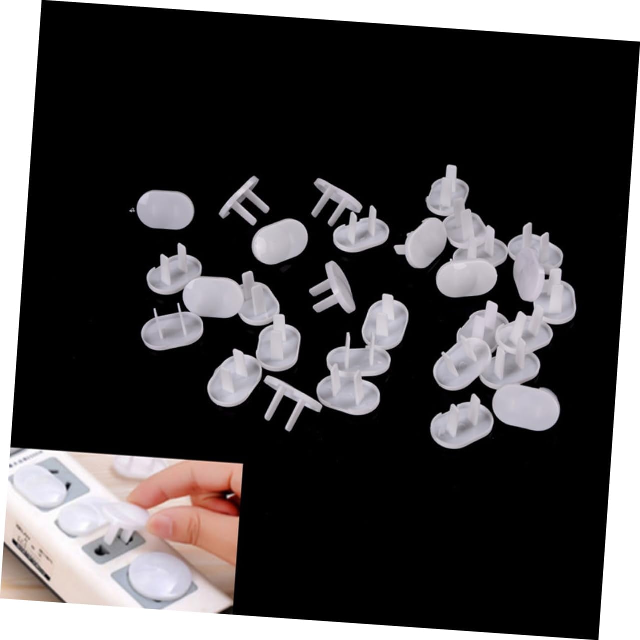 100Pcs Outlet Plug Covers, Plug Covers for Electrical Outlets, for Baby ...