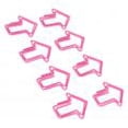 100Pcs Paper Clips Cute Unique Shape Electroplating Process Lightweight ...