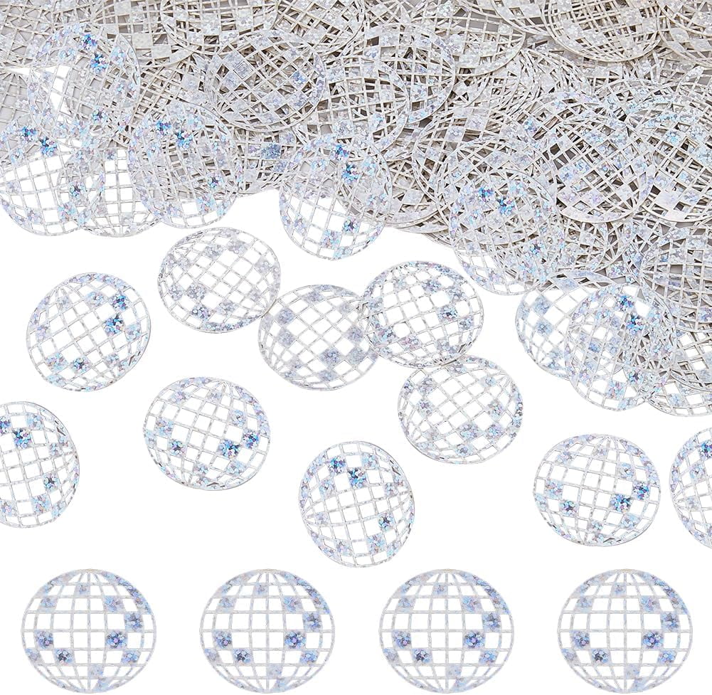 100Pcs Paper Disco Ball Confetti Party Decorations WhiteSmoke 34.5x0 ...