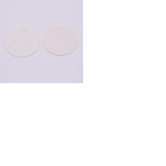 100Pcs Paper Jewelry Display Cards for Hanging Earring Displays Flat ...