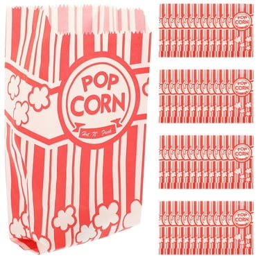 Reusable Plastic Popcorn Buckets 7.25 in Empty Containers for Home ...