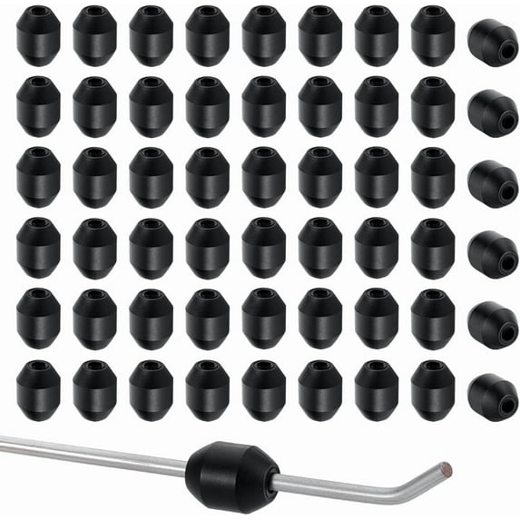 100Pcs Peg Hook Stoppers Display Rack Stopper 4mm Hole Inventory ...