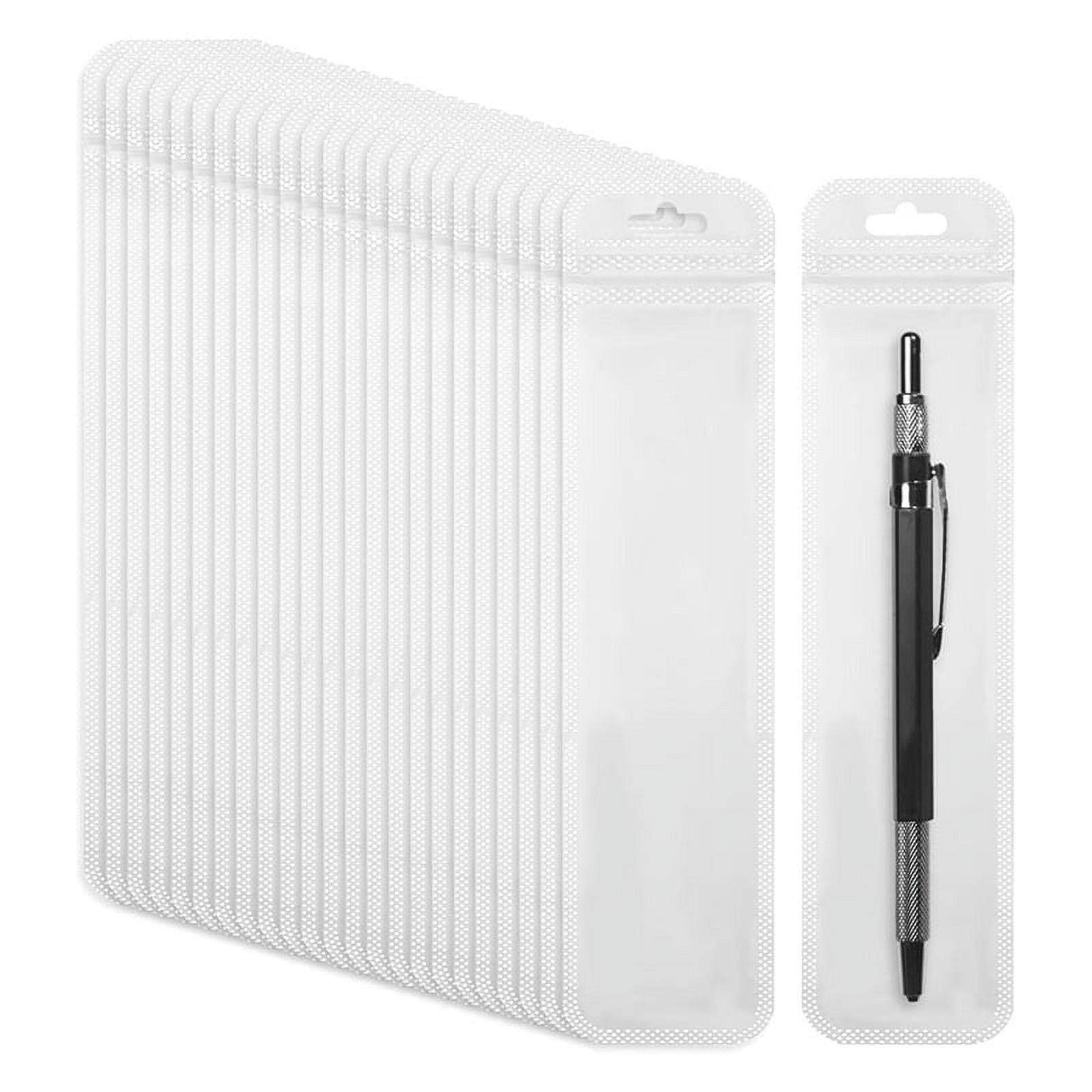 100Pcs Pen Packaging Bags, Transparent Bags for Beaded Pens Resealable ...