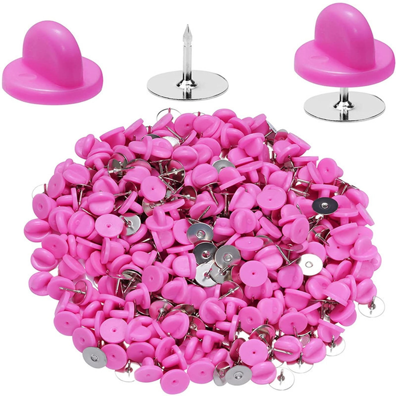100pcs Pin Backs For Lapel Pins Tie Tacks Blank Pins With Clutch Back Unique