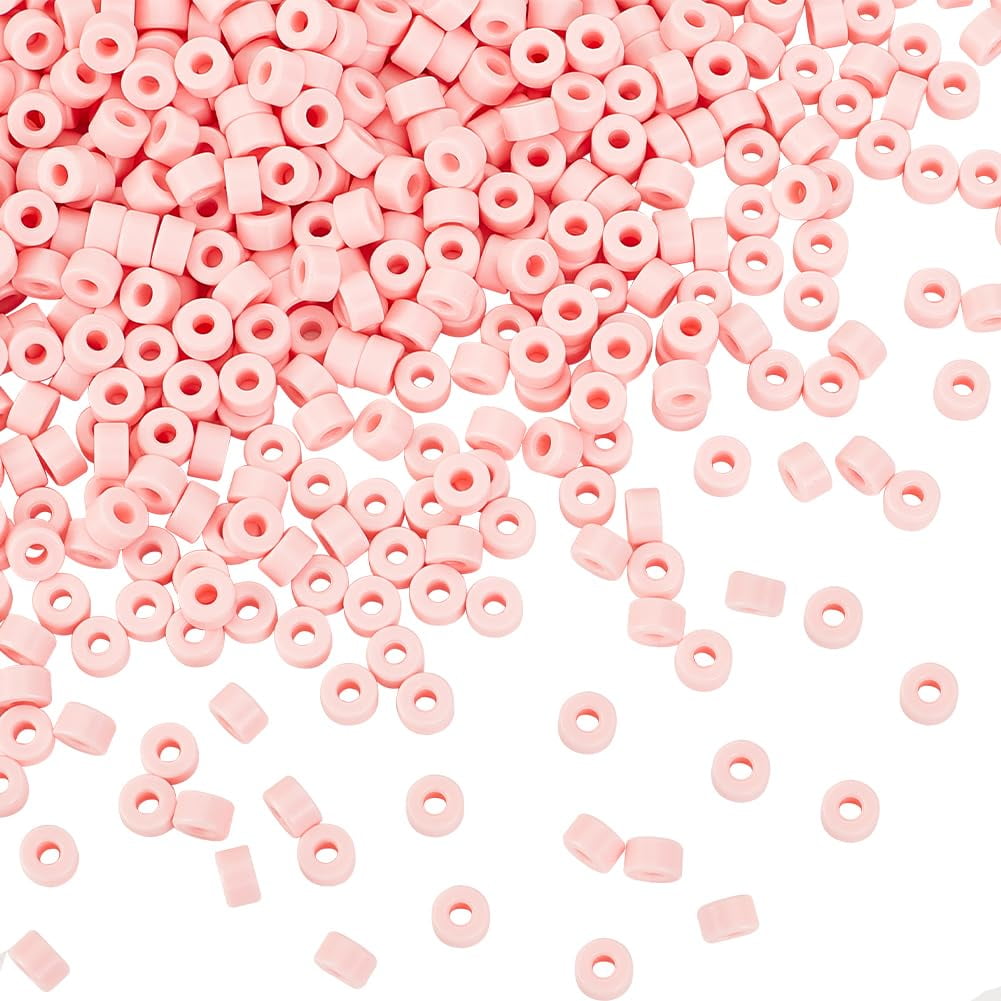 100Pcs Pink Nail Drill Bits Caps 7.5x4.5mm Flat Round Protector Caps ...