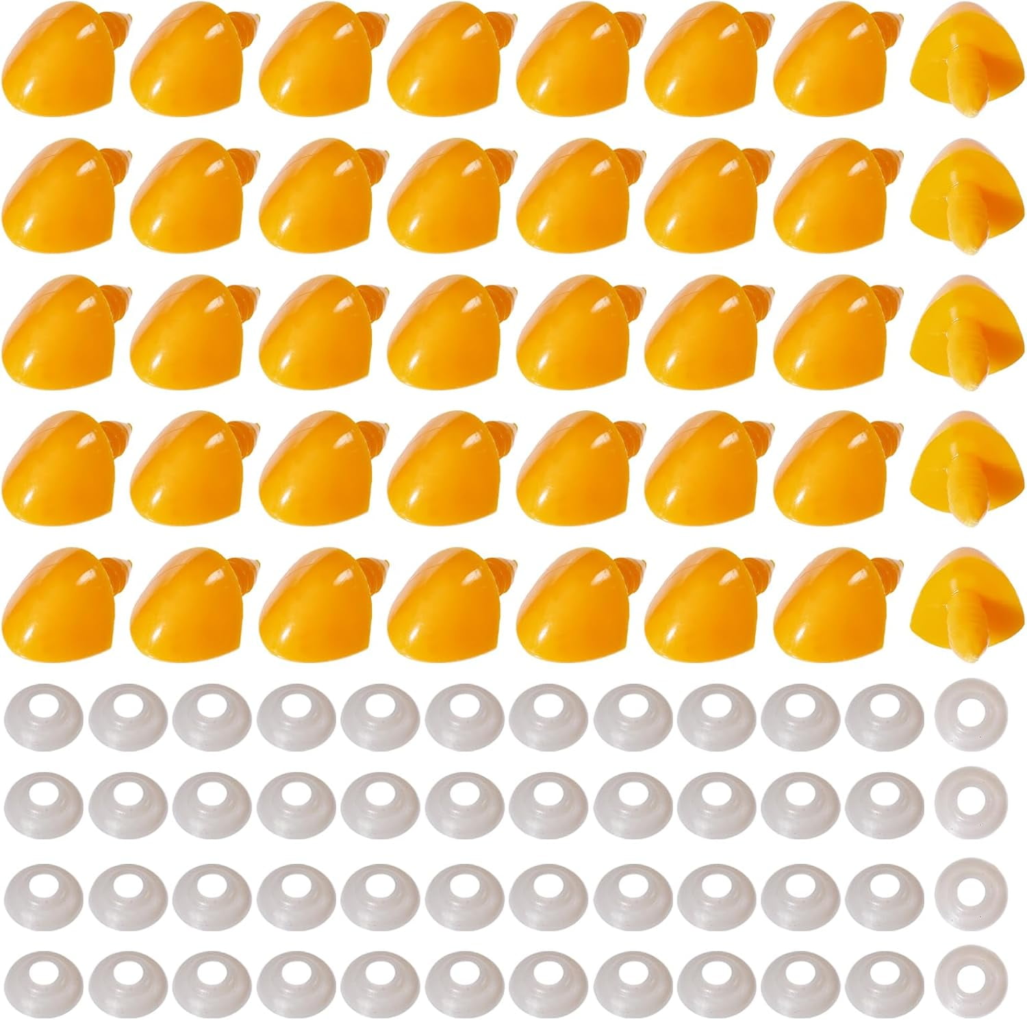 100Pcs Plastic Duckbills Safety Duckbills Mini Duck Mouth DIY Craft ...