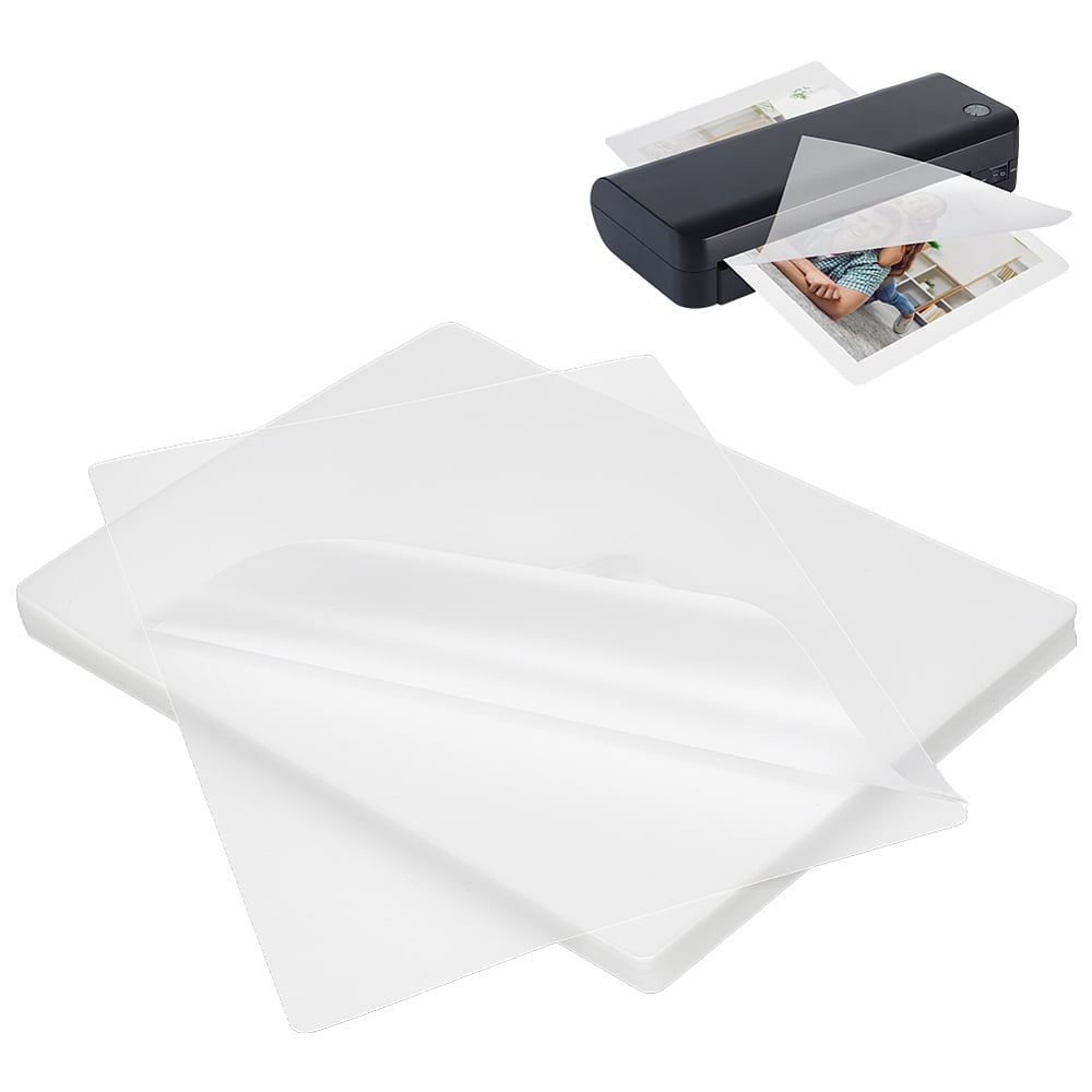100Pcs Plastic Laminating Pouches Thermal Laminating Sheets Photo ...