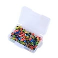100Pcs Plastic Mixed Color Fishing Line Beads Fish Eye Shape Beads ...