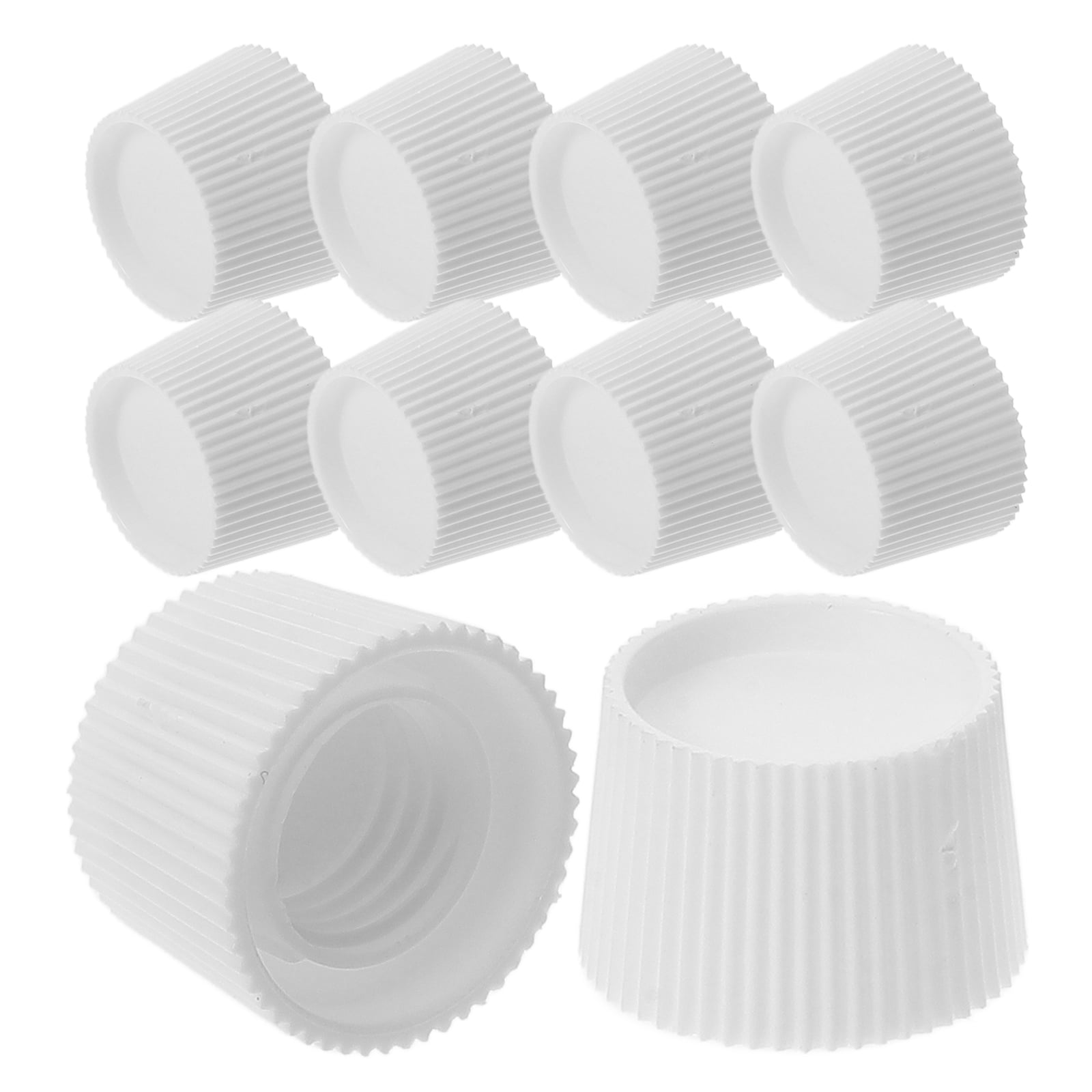 100Pcs Plastic Toothpaste Cap Travel Toothpaste Covers Screw-in ...
